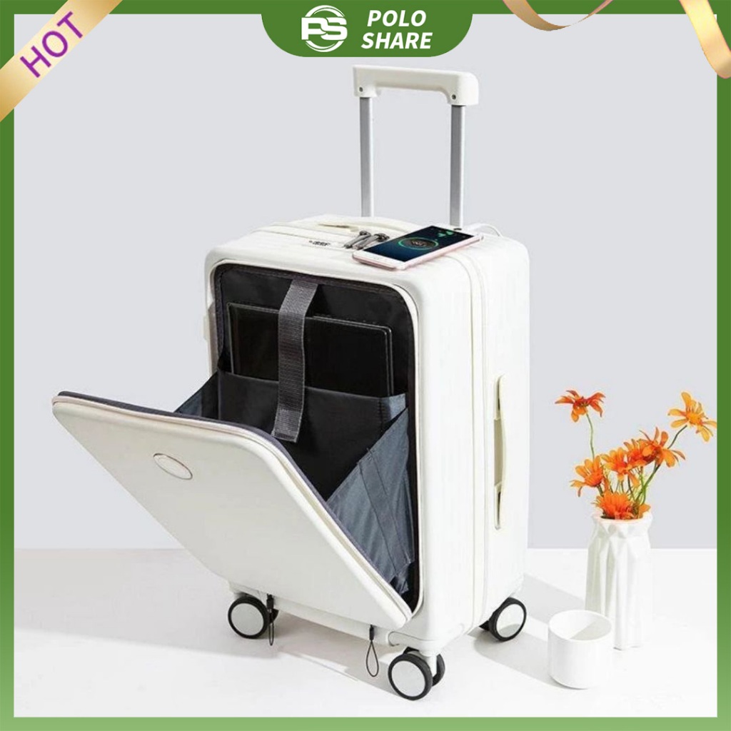 Jual [EXCLUSIVE] Poloshare Koper Laptop Kabin & Bagasi TSA Lock Size 20 ...