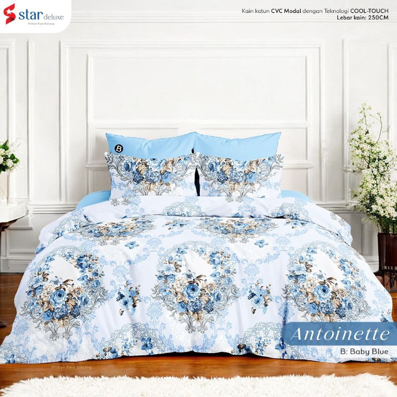 Jual sprei katun star/esra ukuran 180x200x30 botak,seprei tempahan ...