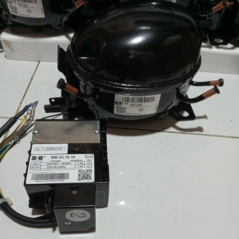 Jual Modul PCB kompresor kulkas Aqua inverter 1/5 VATZ60 WB-43.16.16 ...