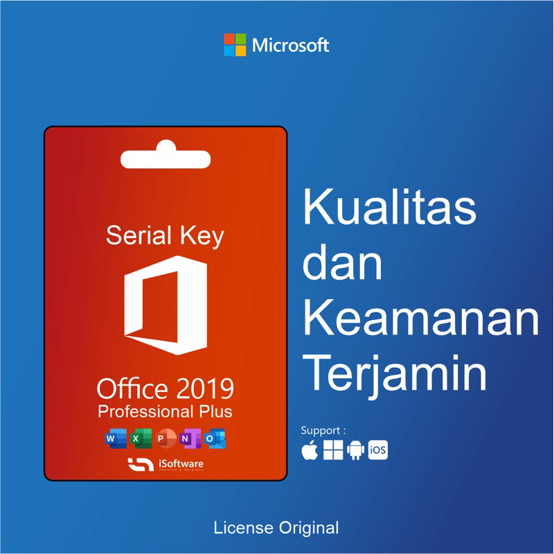 Jual PROMO!!! OFFICE 2019 PROFESSIONAL PLUS ORIGINAL LIFETIME UPDATE ...