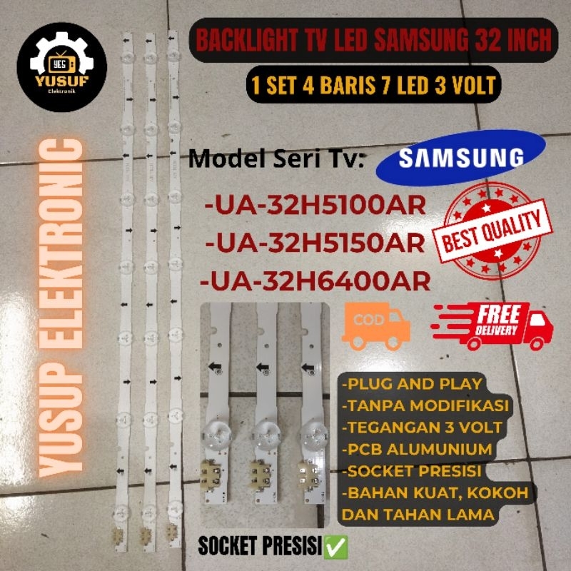 Jual BACKLIGHT TV SAMSUNG 32 INCH UA32H5100 UA32J5100 UA32H5150 UA32H6400 D4GE-320DC1-R2 ...