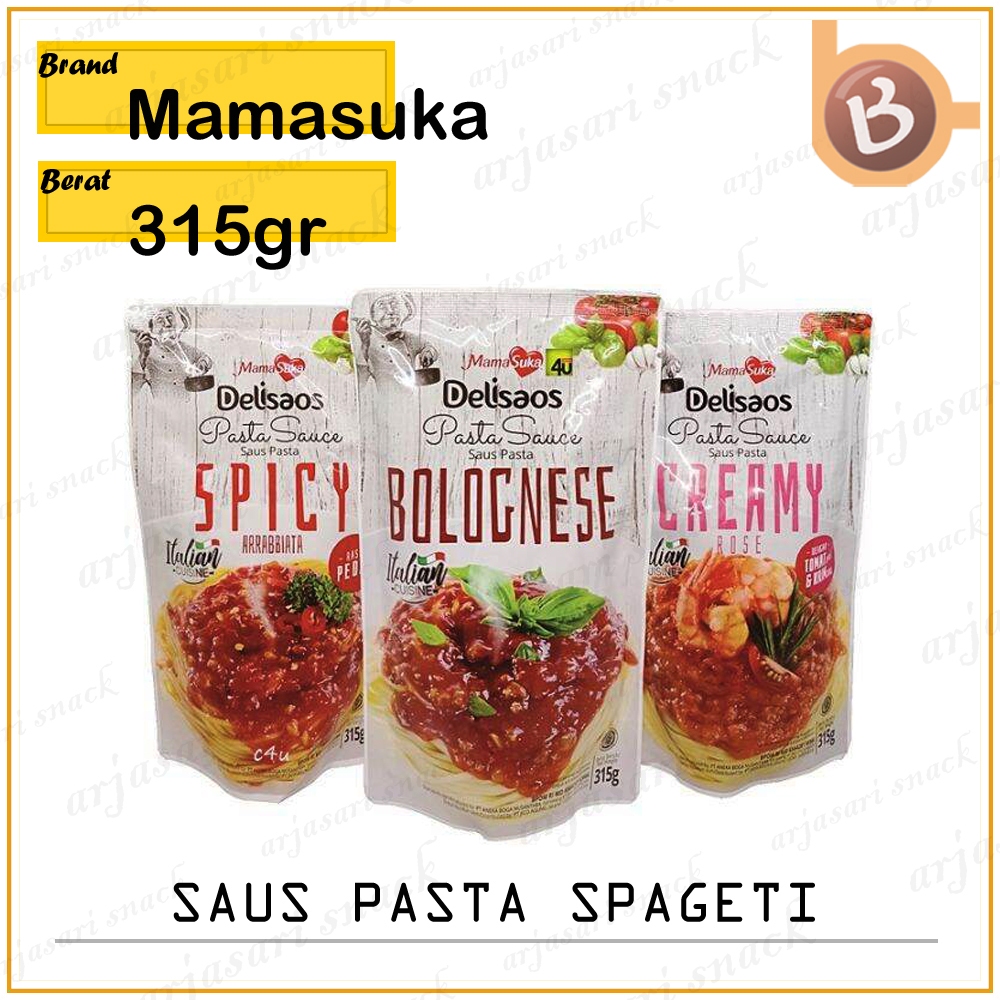 Jual Delisaos Saus Pasta Bolognese Spicy Mama Suka 315gr | Shopee Indonesia