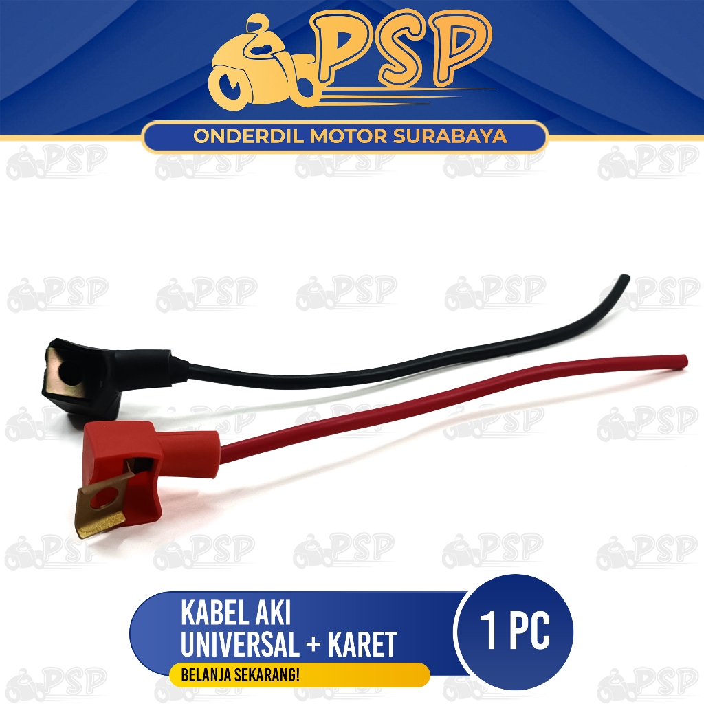 Jual Kabel Aki Universal (+Karet) - Cable Cabel Tali Seling Skun Accu ...