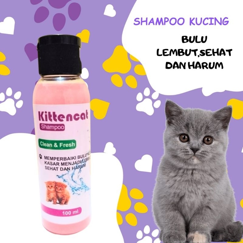 Jual shampoo kucing premium 100ml (untuk perbaikan bulu kusam dan kasar ...