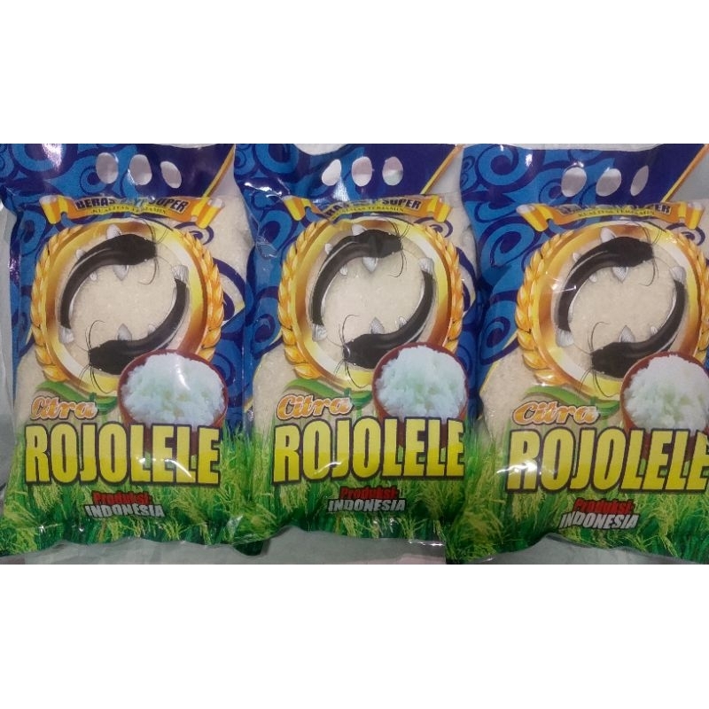 Jual Beras Citra Rojo lele Beras pulen berat bersih 3kg | Shopee Indonesia