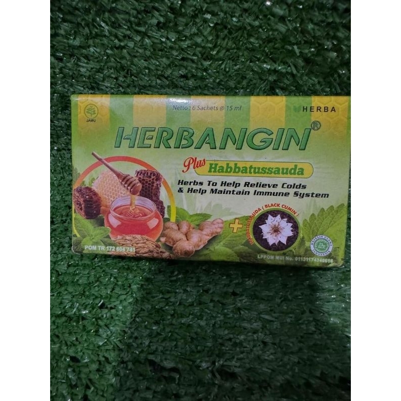 Jual HERBANGIN - PLUS HABBATUSSAUDA - 6 SACHETS | Shopee Indonesia