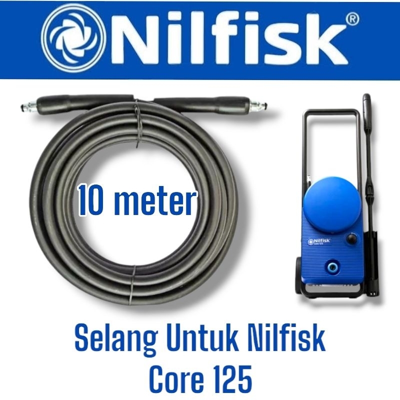 Jual Selang High Pressure 10M Kompetibel Dengan Nilfisk Core 125 / Selang Jet Cleaner 10Meter ...