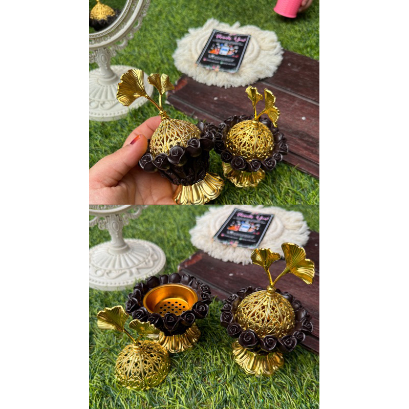 Jual Mabkhara RoseGold / prapen / alat pembakaran dupa | Shopee Indonesia
