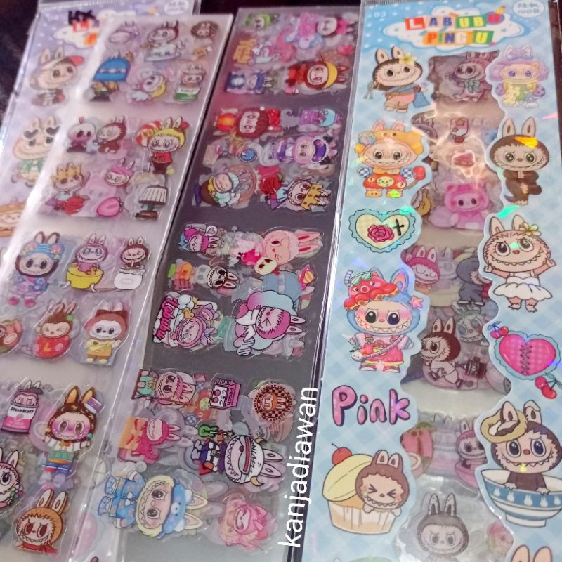 Jual Stiker Transparan Labubu Sticker panjang | Shopee Indonesia