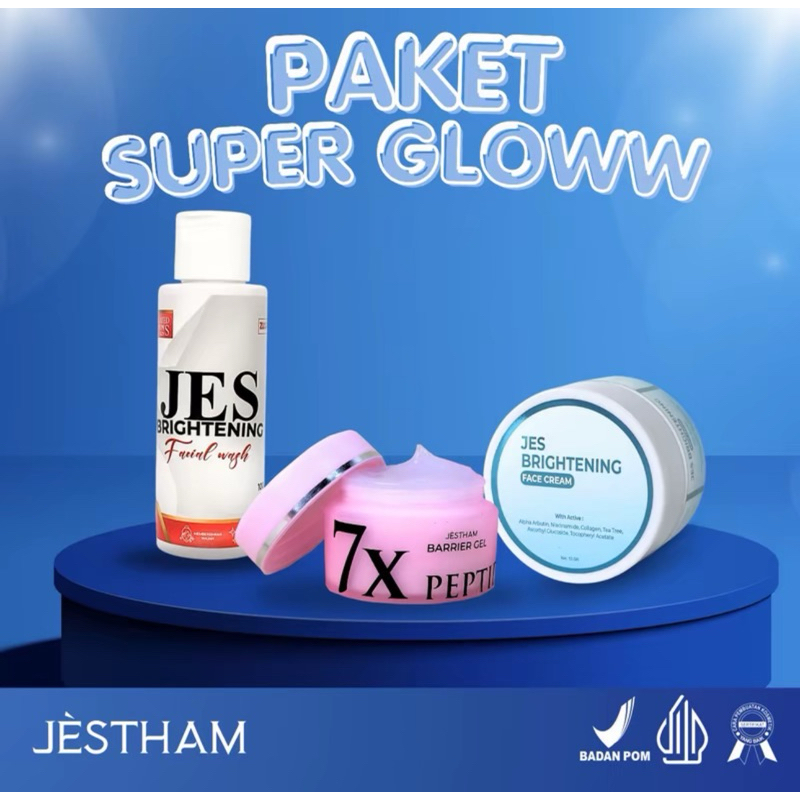 Jual Jestham Paket Super Glow (F.Rck+Peptide+CG) | Shopee Indonesia