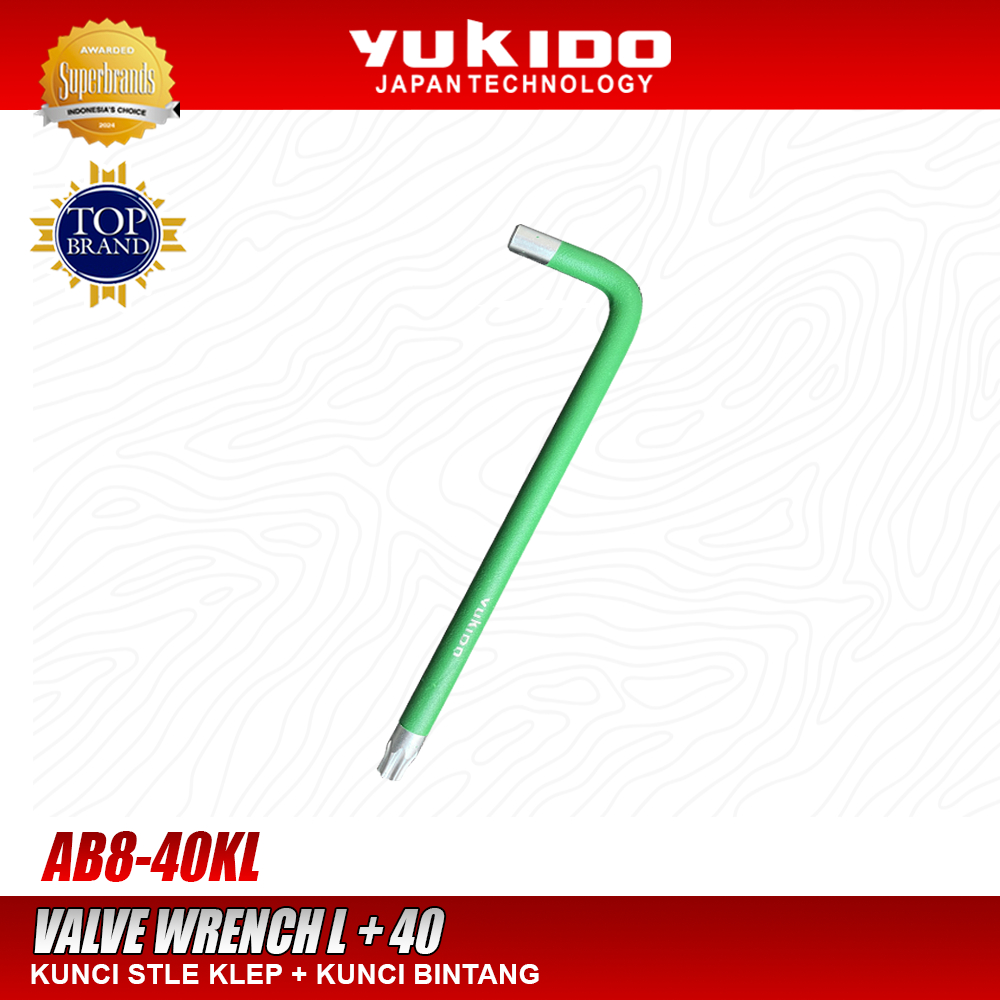 Jual YUKIDO Kunci Stel Klep L T-40 Valve AdjustABle Wrench - AB8-40Kl ...