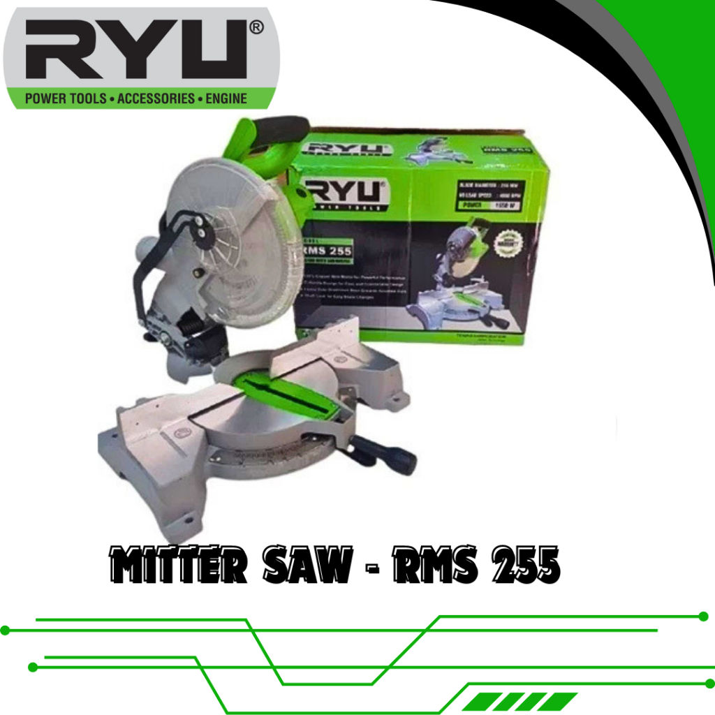 Jual RYU Mesin Potong Alumunium Mitre Saw 10 Inch RMS 255 Potong ...