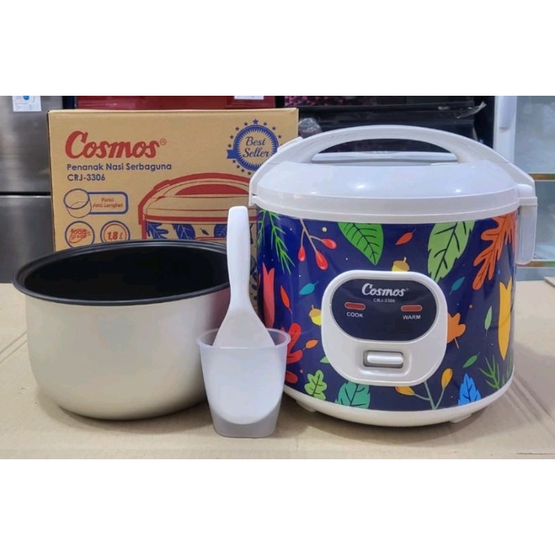 Jual PENANAK NASI SERBAGUNA COSMOS CRJ-3306 rice cooker cosmos magic ...