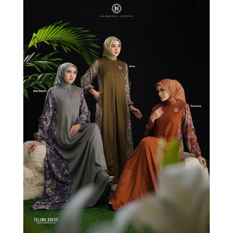 Jual ZELIMA DRESS BY NADHEERA LUXURY | Shopee Indonesia