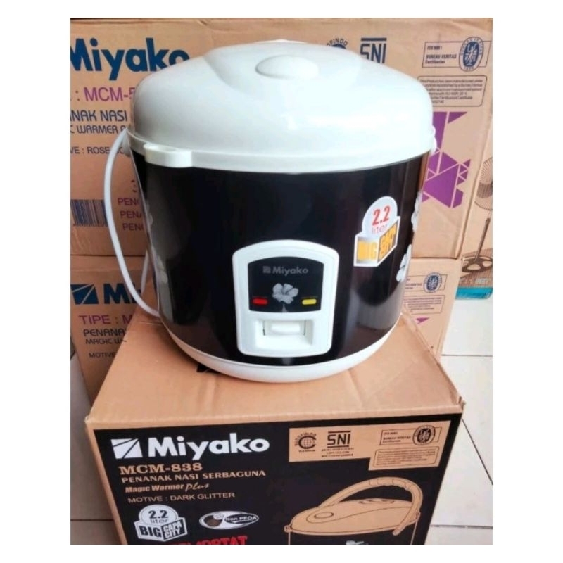 Jual PENANAK NASI SERBAGUNA MIYAKO MCM-838 (2,2 LITER) rice cooker ...
