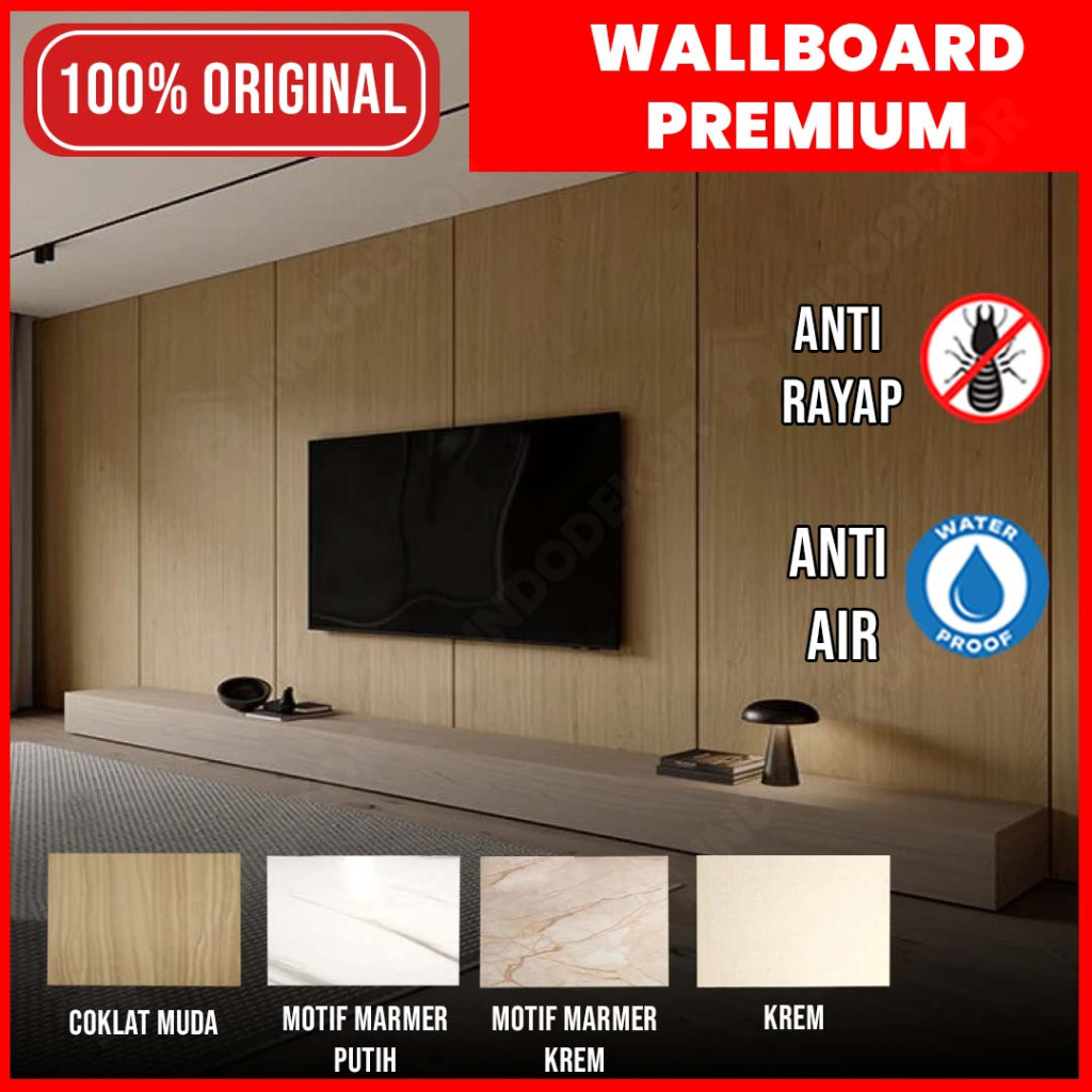 Jual Wallboard WPC/ Wallboard Panel PVC/ Wallboard Dinding 3.0 Meter x 40 Cm | Shopee Indonesia