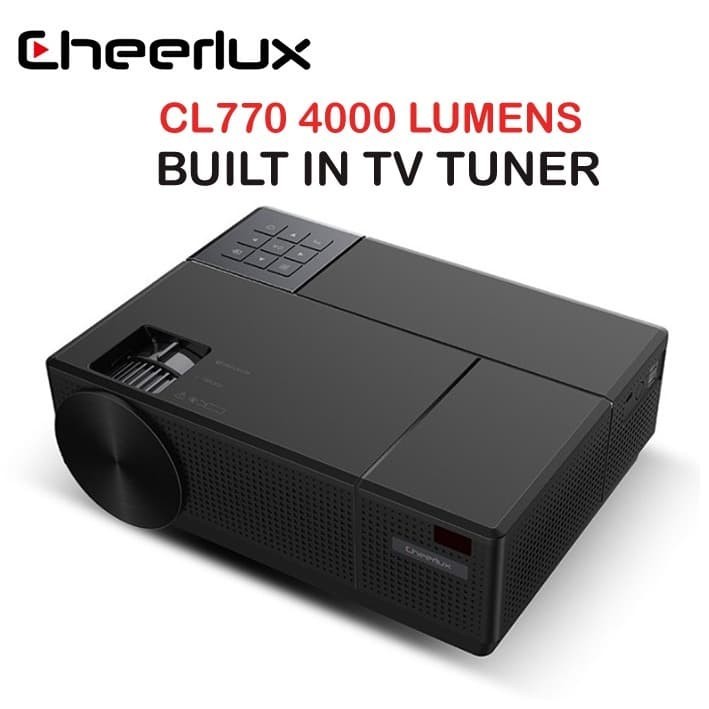 Jual Cheerlux CL770 Led 4000 Lumens Proyektor Projektor Full HD 1080p ...
