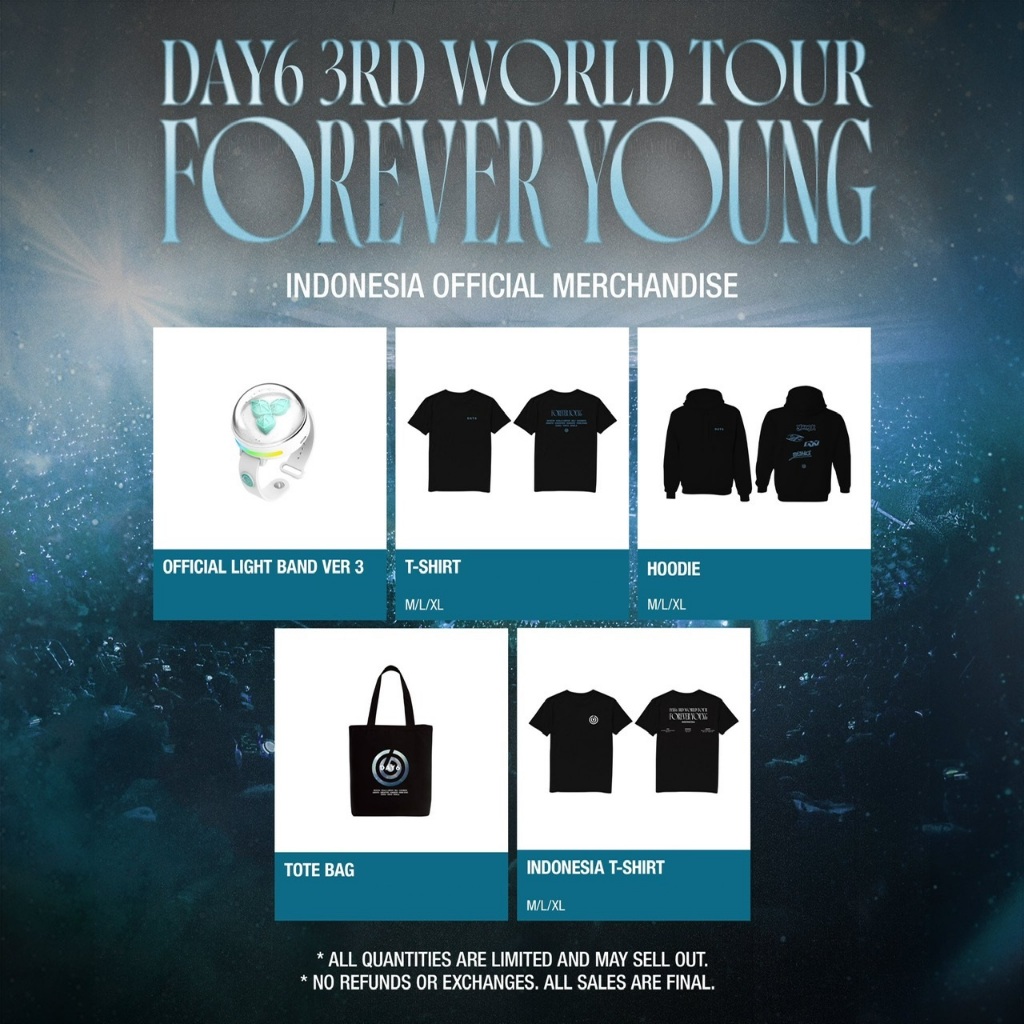 Jual DAY6 3rd World Tour in Indonesia Official Merchandise | Shopee Indonesia