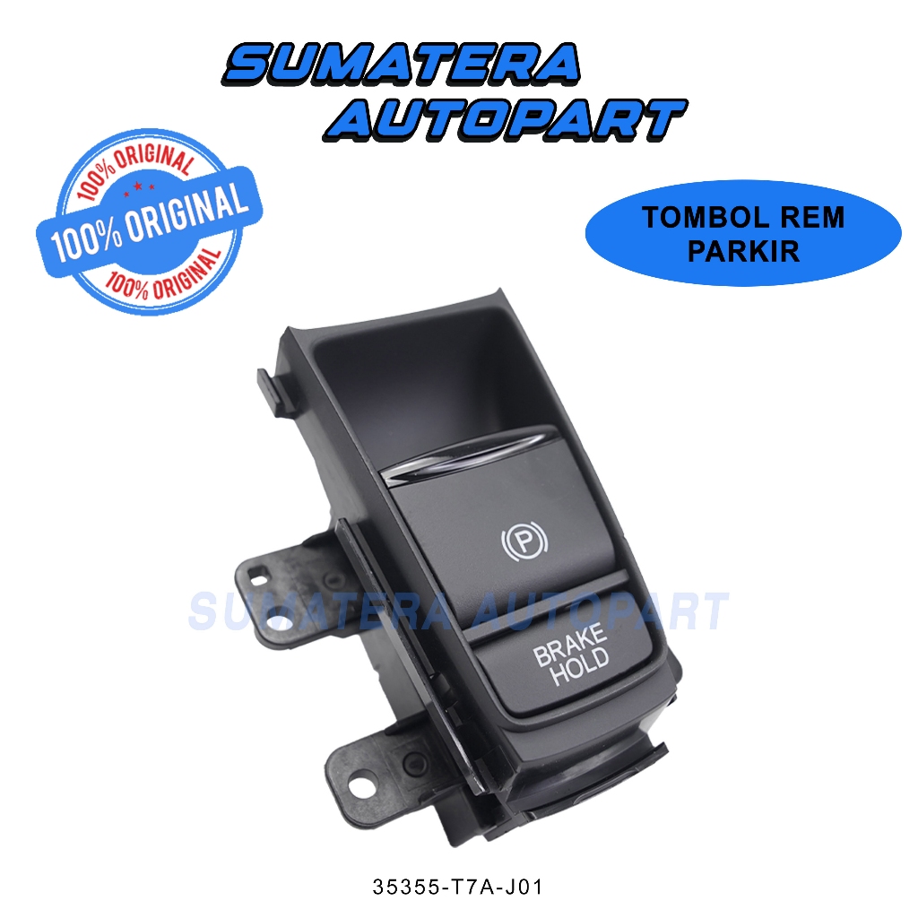 Jual Switch Saklar Parkir Rem Tangan Brake Hold EPB Honda HRV 2015 2016 ...