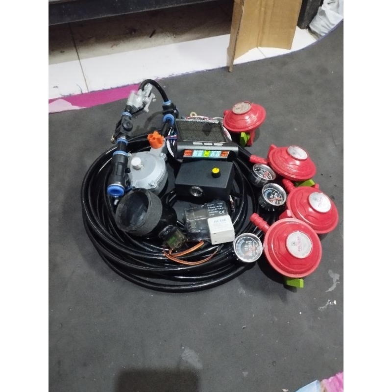 Jual Konverter Kit BBG Hybrid 2 Jalur Full Set 4 Tabung Karburator ...