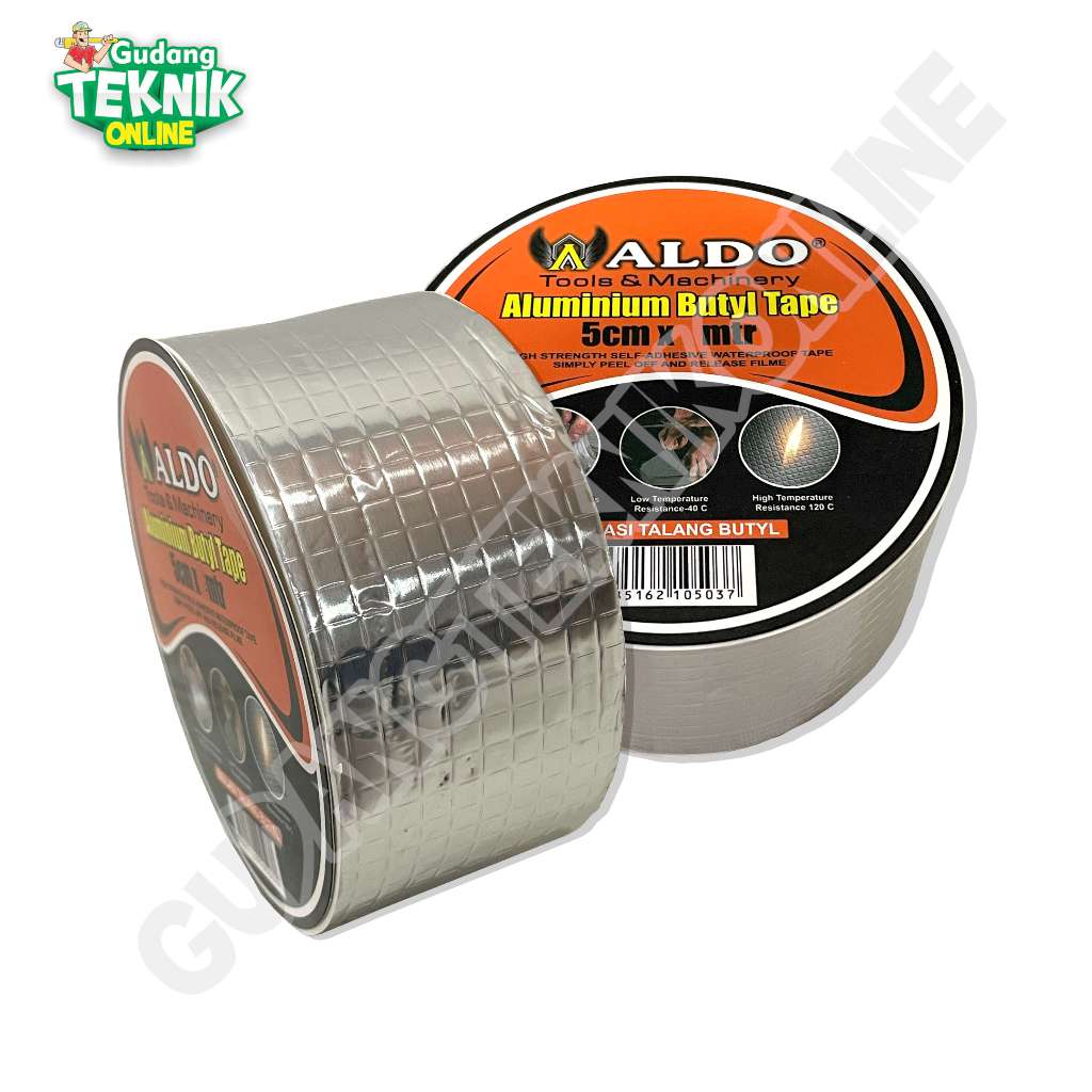 Jual Lakban Isolasi Talang ALDO 5cm 1M 3M 5M Butyl / Lem Isolasi ...
