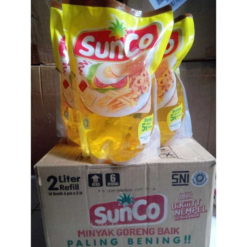 Jual Minyak SunCo 2 Liter x 2 Dus / 1 Dus isi 6 pcs | Shopee Indonesia