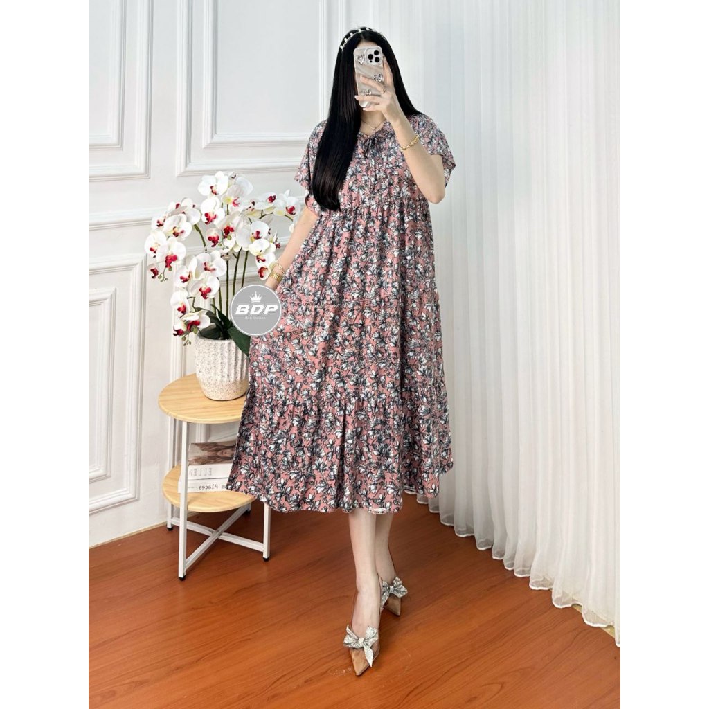 Jual Dianputri - Daster wanita Panjang Rayon Grade A Busui Resleting Depan | Daster chibi ...