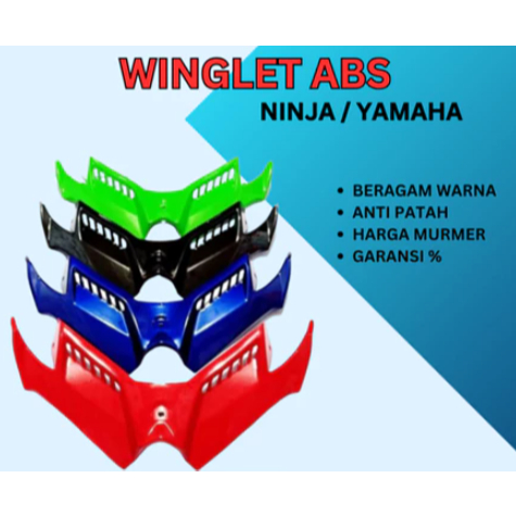 Jual Top - Winglet Ninja 250 Fi Winglet Ninja 250 fi Winglet Kawasaki ...