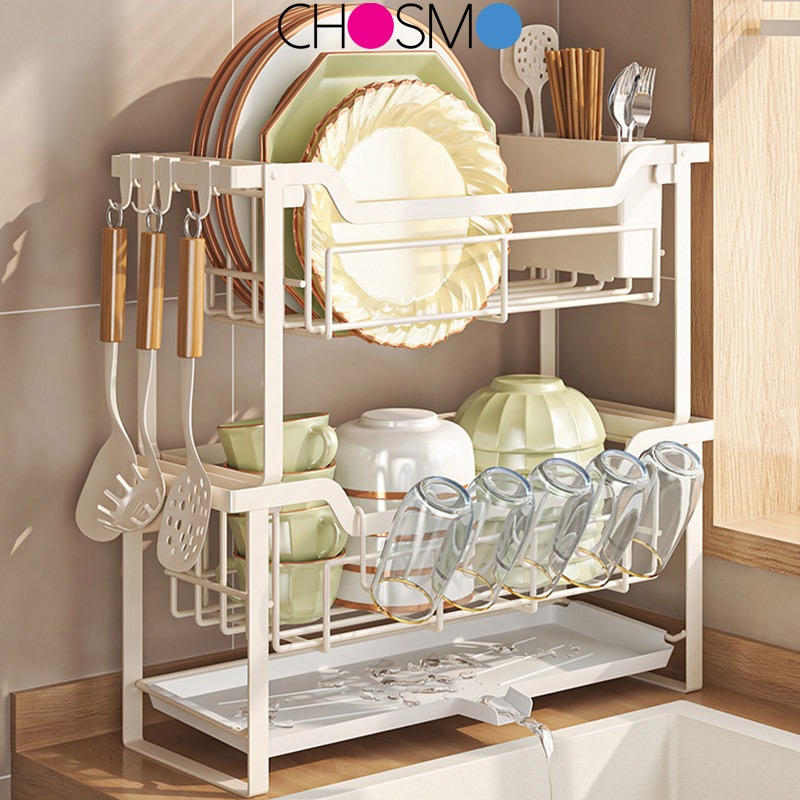 Jual Rak Penyimpanan Stainless Steel Penyelenggara Dapur Baki Peniris ...