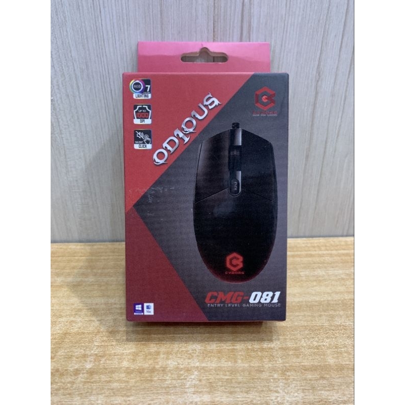 Jual Cyborg CMG-081 Odious RGB Gaming Mouse Wired Silent Klick | Shopee ...