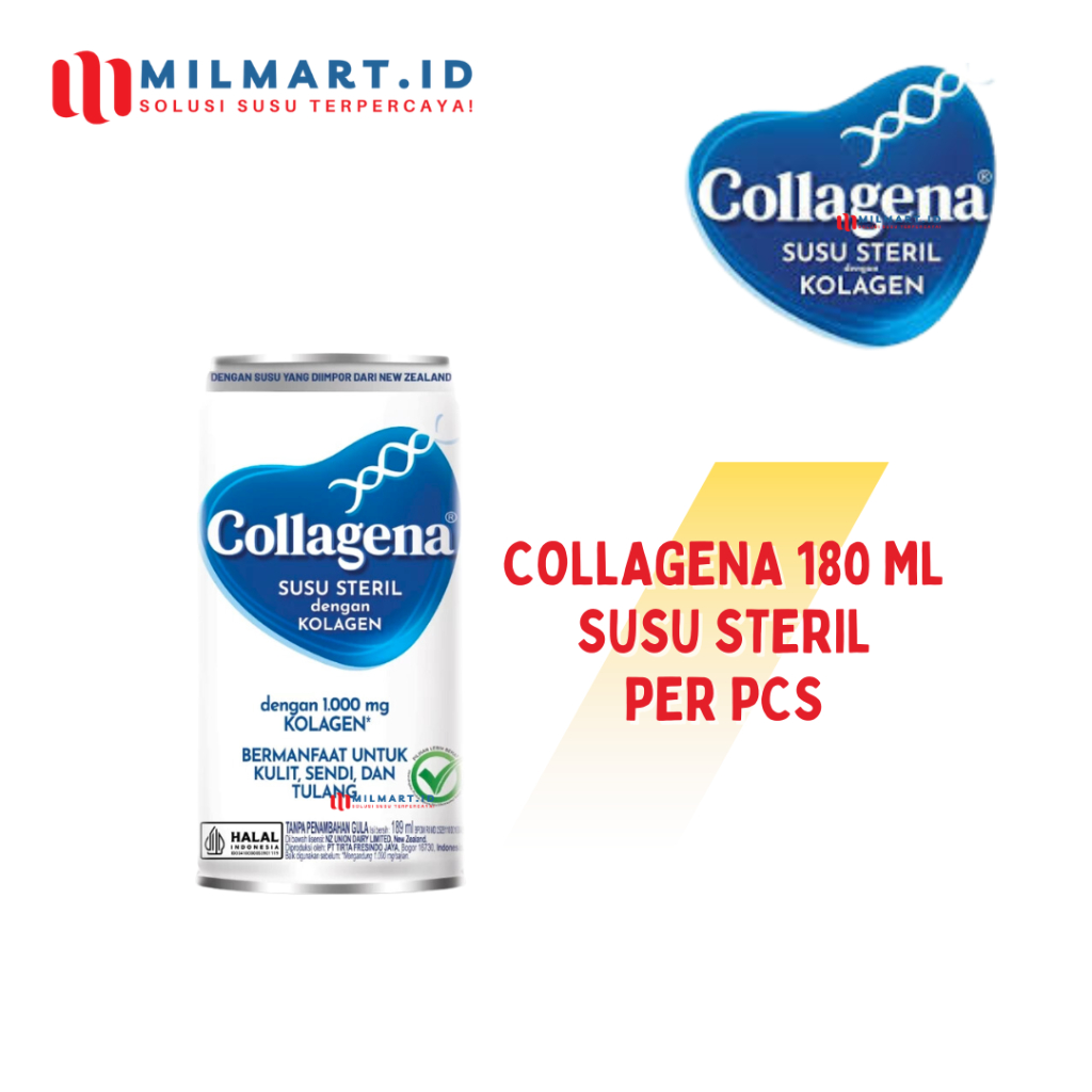 Jual COLLAGENA SUSU STERIL KOLAGEN 180ML SUSU KALENG 1 PCS | Shopee ...