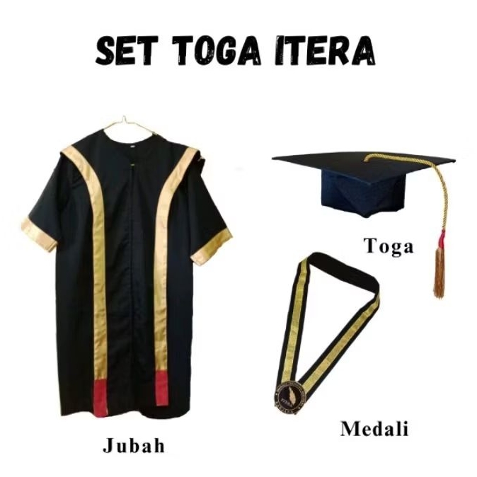 Jual satu set toga Itera biasa/medali+jubah+toga | Shopee Indonesia