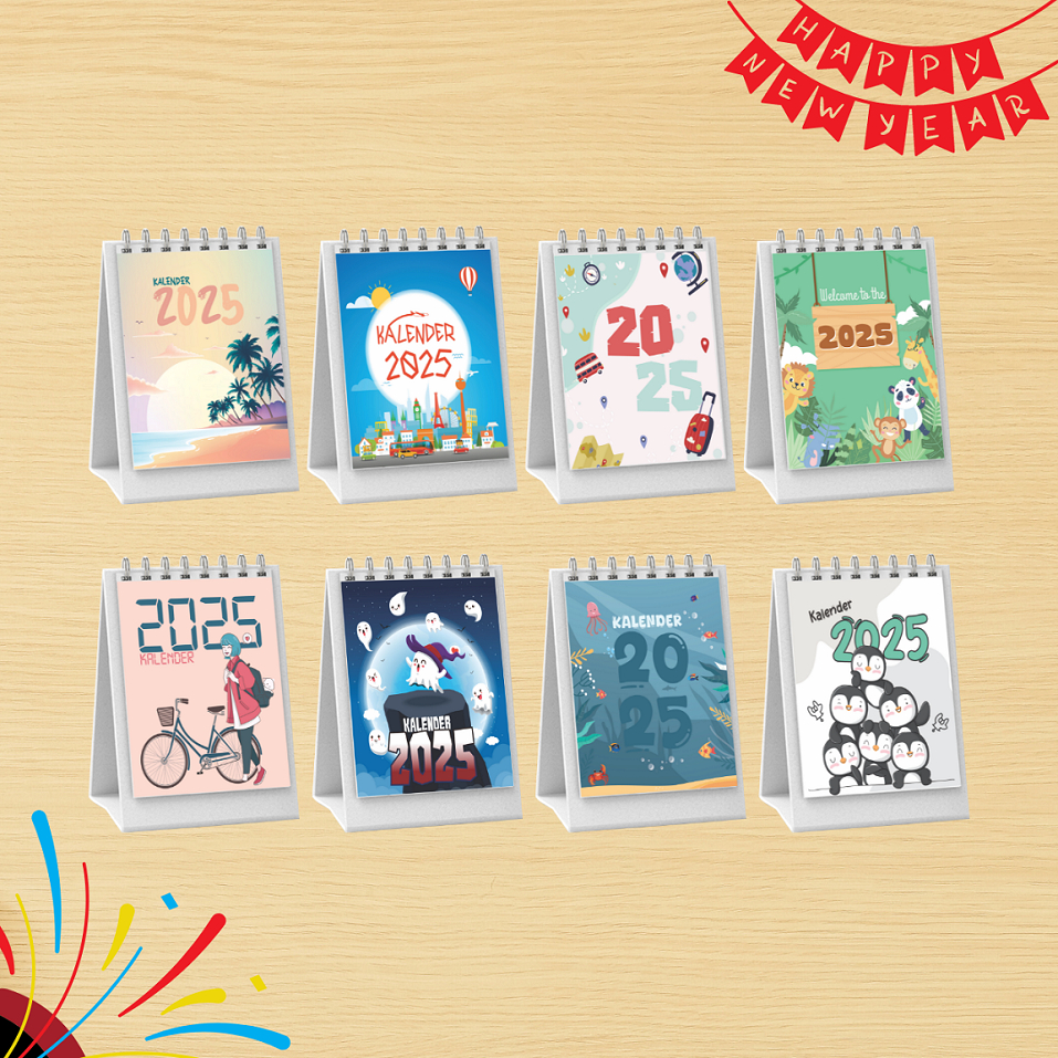 Jual KALENDER MEJA MINI 2025/KALENDAR 2025 / KALENDER KANTOR / KALENDER ...