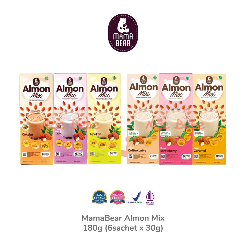 Jual Hemat 2 Kode Exclusive MamaBear Almon Mix Minuman Susu Pelancar ...