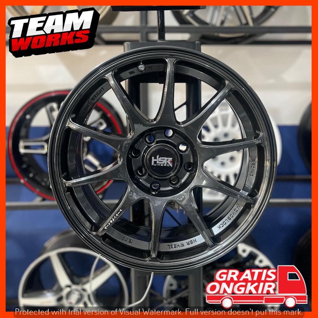 Jual VELG RACING JDM RING 17 MOBIL JAZZ CITY CIVIC VTI LANCER FIESTA R17 HSR INDY GLOSY GUN ...