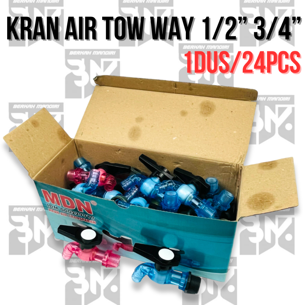 Jual 1PCK/24PCS MDN Kran Air Tembok Dan Taman 1/2 3/4 inch High Qulity ...