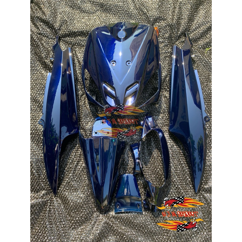 Jual COVER FULL BODY HALUS YAMAHA MIO SPORTY WARNA MOONLIGHT BLUE ...