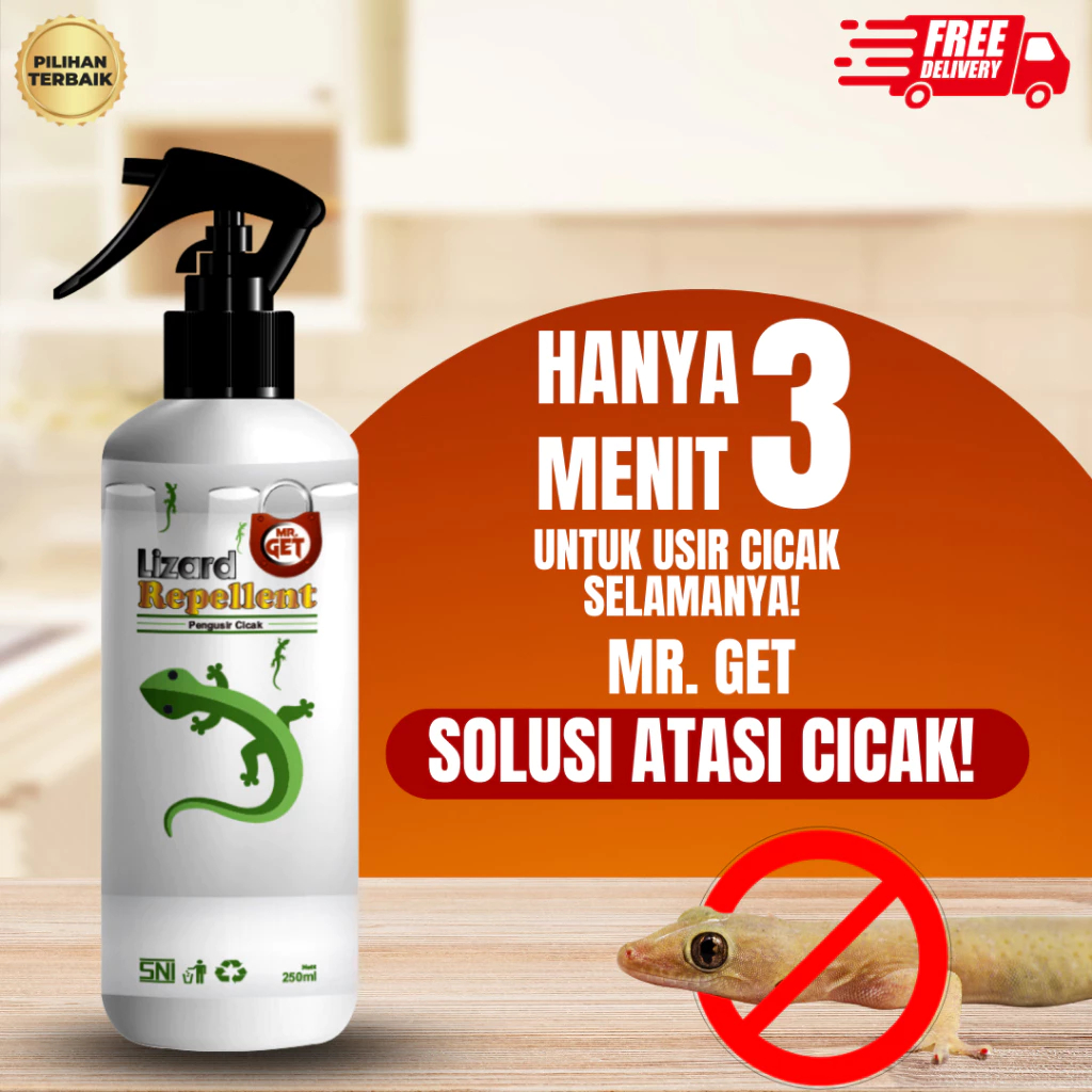 Jual Racun Pengusir Cicak Tokek Lizard Repellent Pembasmi Anti Cicak ...