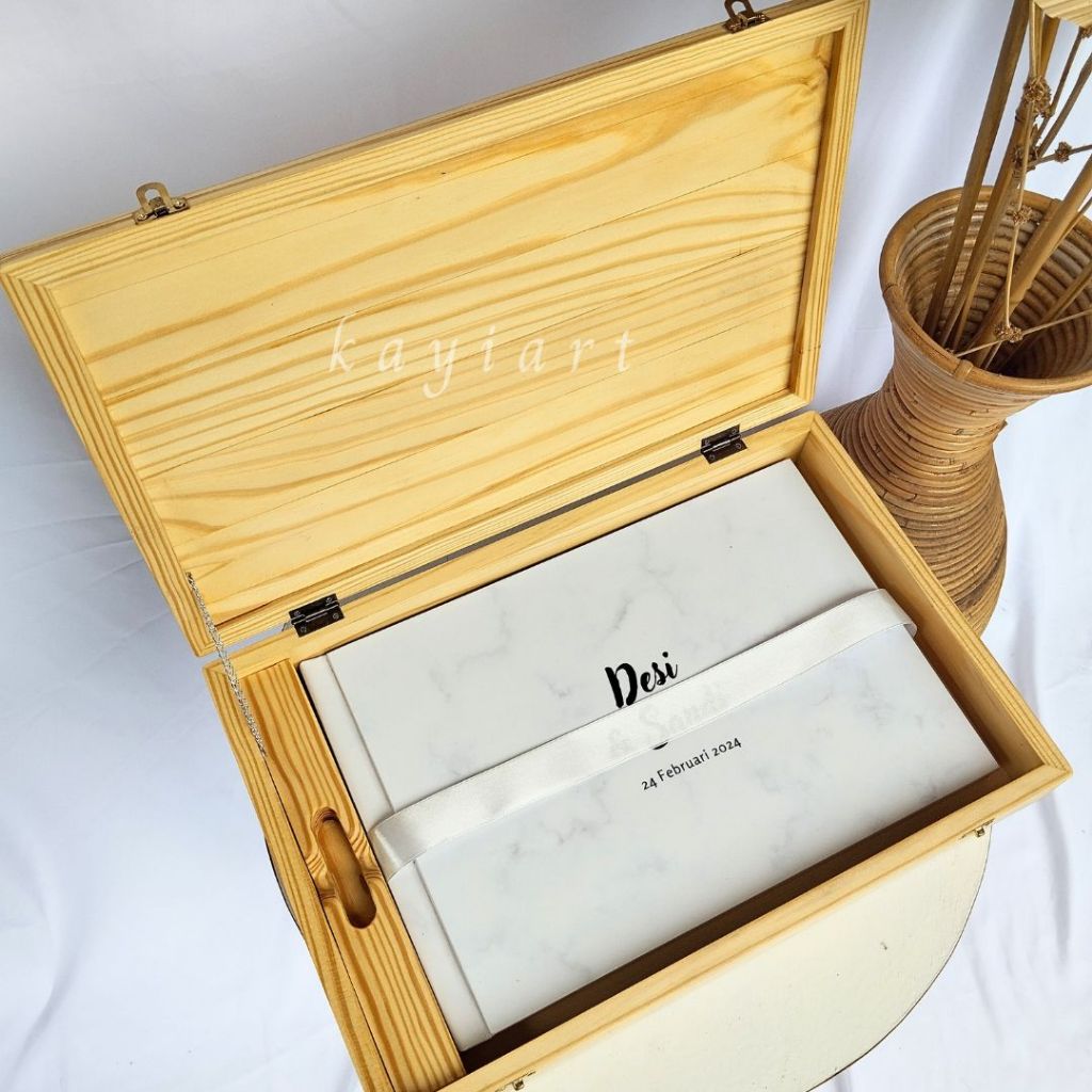 Jual Box Album Foto Wedding Kayu/Kotak Album Foto Kayu | Shopee Indonesia