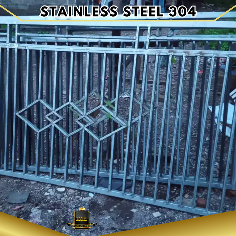 Jual Pagar Rumah Gerbang Pintu Stainless Steel 304 Pagar Minimalis ...