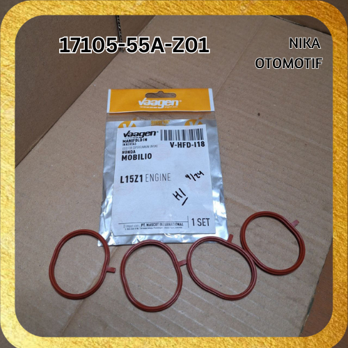 Jual (1 SET) SEAL PACKING INTAKE MANIFOLD HONDA MOBILIO BRIO BRV HRV 1 ...