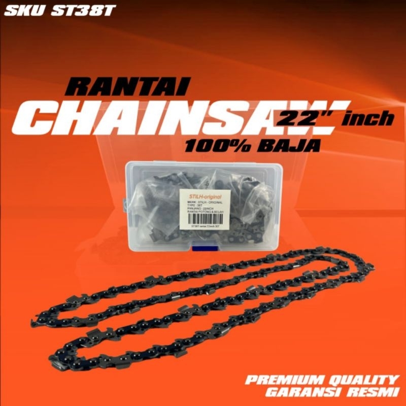 Jual STILH-ORIGINAL 3/8 Rantai Senso 22" Rantai Potong 38 mata BAR ST38T | Shopee Indonesia
