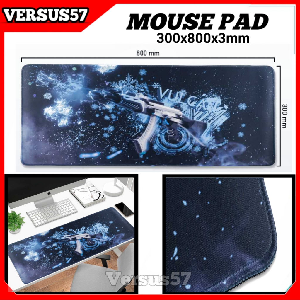 Jual Mouse Pad Gaming XL Desk Mat Alas Laptop Mouse Keyboard Motif AK47 CSGO Ukuran Besar ...