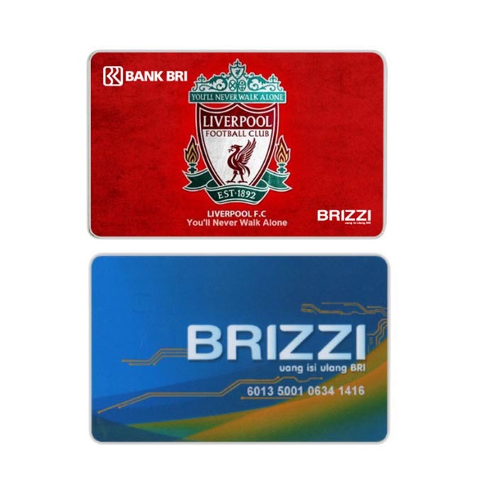 Jual Liverpool Kartu E-Money BRIZZI BRI Custom Card | Shopee Indonesia