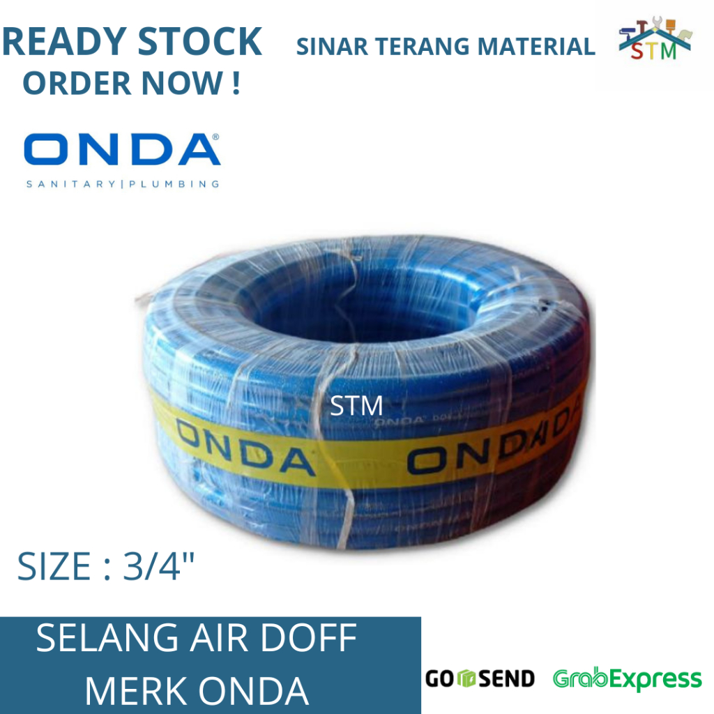 Jual Selang Air Doff ONDA 3/4" Inch / Selang Air 3/4" / Selang Taman Hose Per Meter | Shopee ...