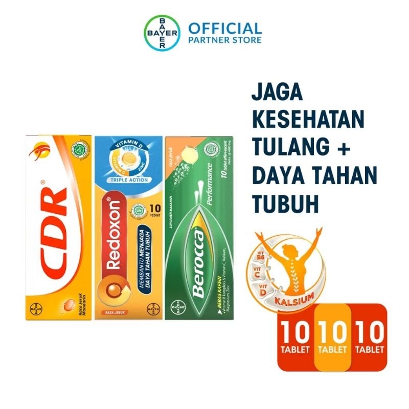 Jual CDR MULTIVITAMIN TULANG DAYA TAHAN TUBUH | REDOXON multivitamin ...