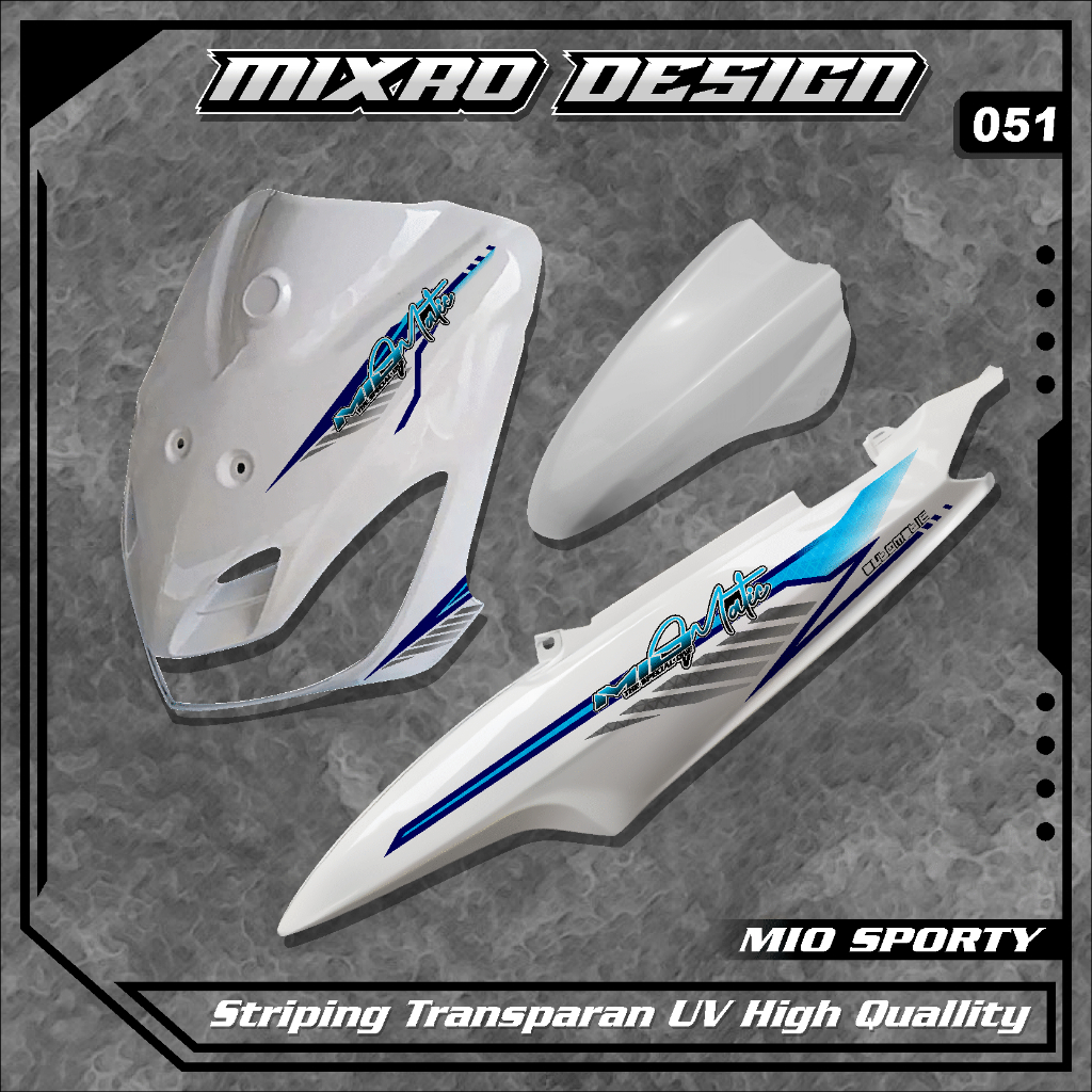 Jual STRIPING TRANSPARAN MIO 110 SMILE/SPORTY VARIASI LIST MOTOR DESAIN ...