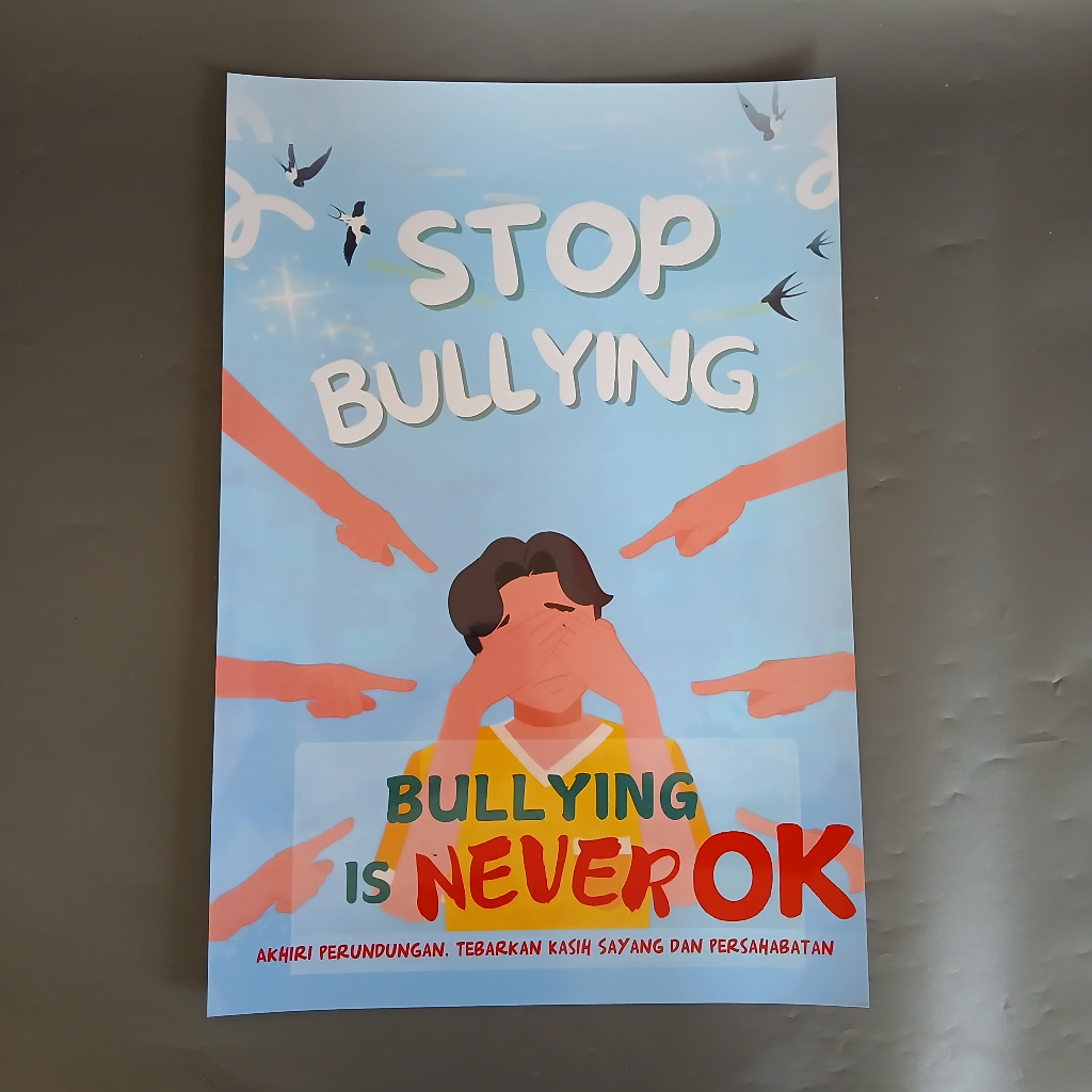 Jual Poster Stop Bullying - Poster Bullying Is Never Ok - Poster ...