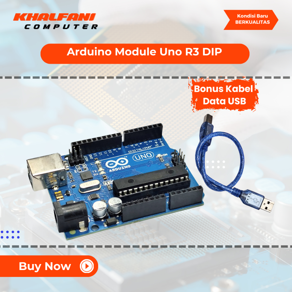 Jual Arduino Uno R3 DIP Include Kabel USB | Shopee Indonesia