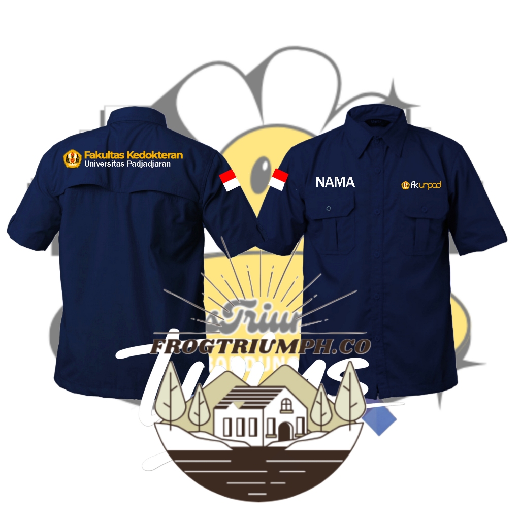 Jual KEMEJA PDL PDH LENGAN PENDEK MAHASISWA UNPAD FAKULTAS KEDOKTERAN ...